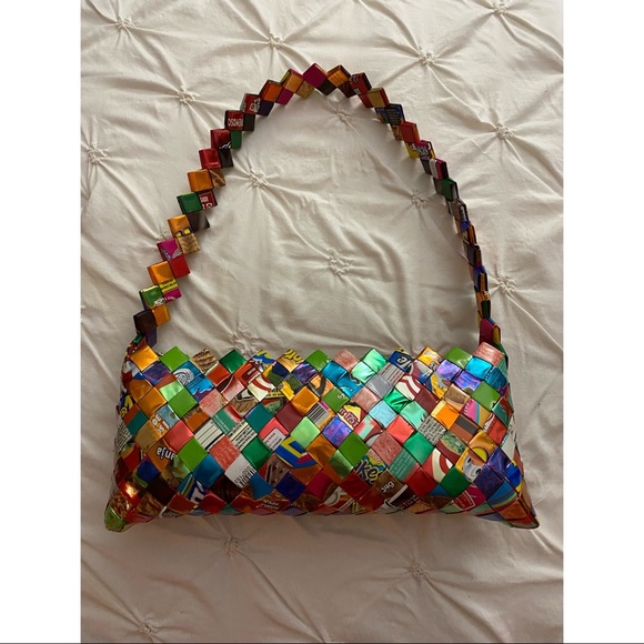 Bags | Vintage Recycled Candy Wrapper Purse Bought In Mexico | Poshmark